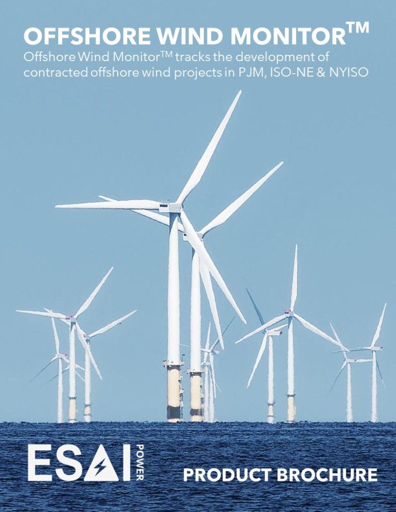 Offshore Wind Monitor | Products | ESAI Power LLC